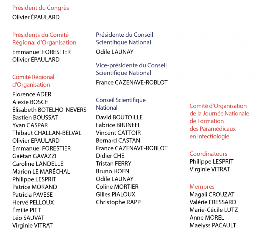 Comités - Jni 2023 - SPILF - Infectiologie
